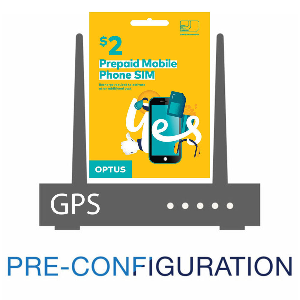GPS Pre-Configuration Service (including 4G SIM Starter Pack - Order O