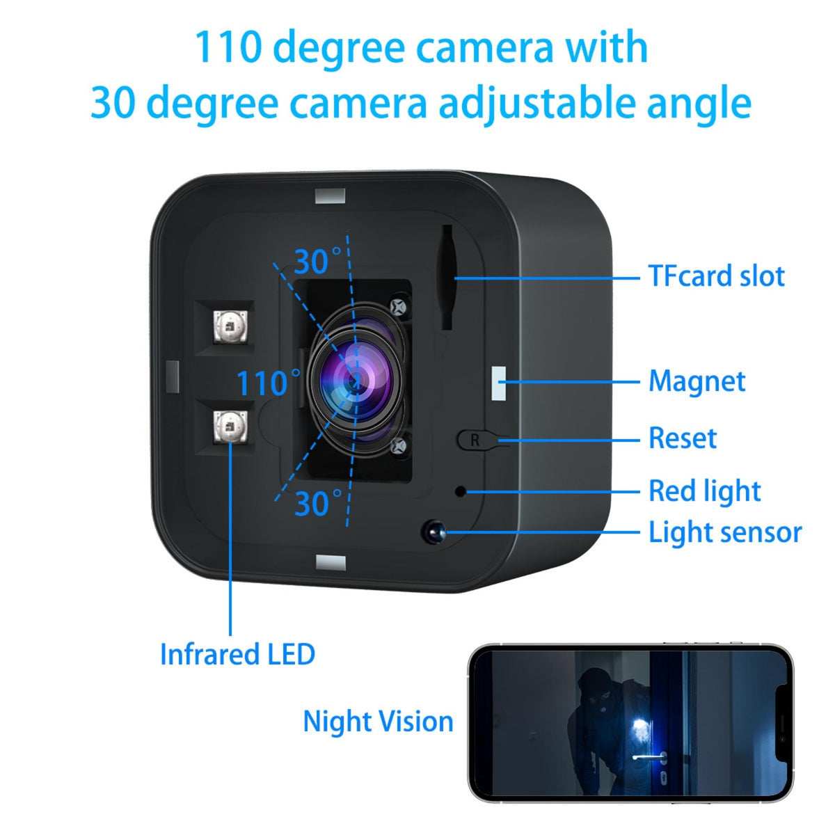 Hidden Camera AC Adapter with Night Vision and Adjustable Lens Angle ...